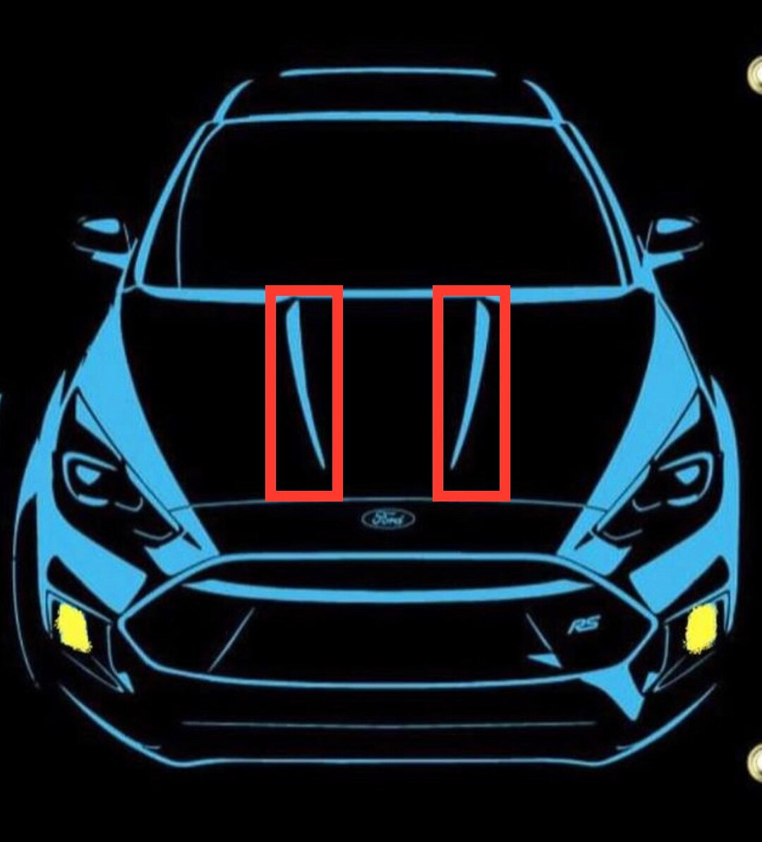 Franjas de capó Focus ST / RS 3.5 - Etsy España