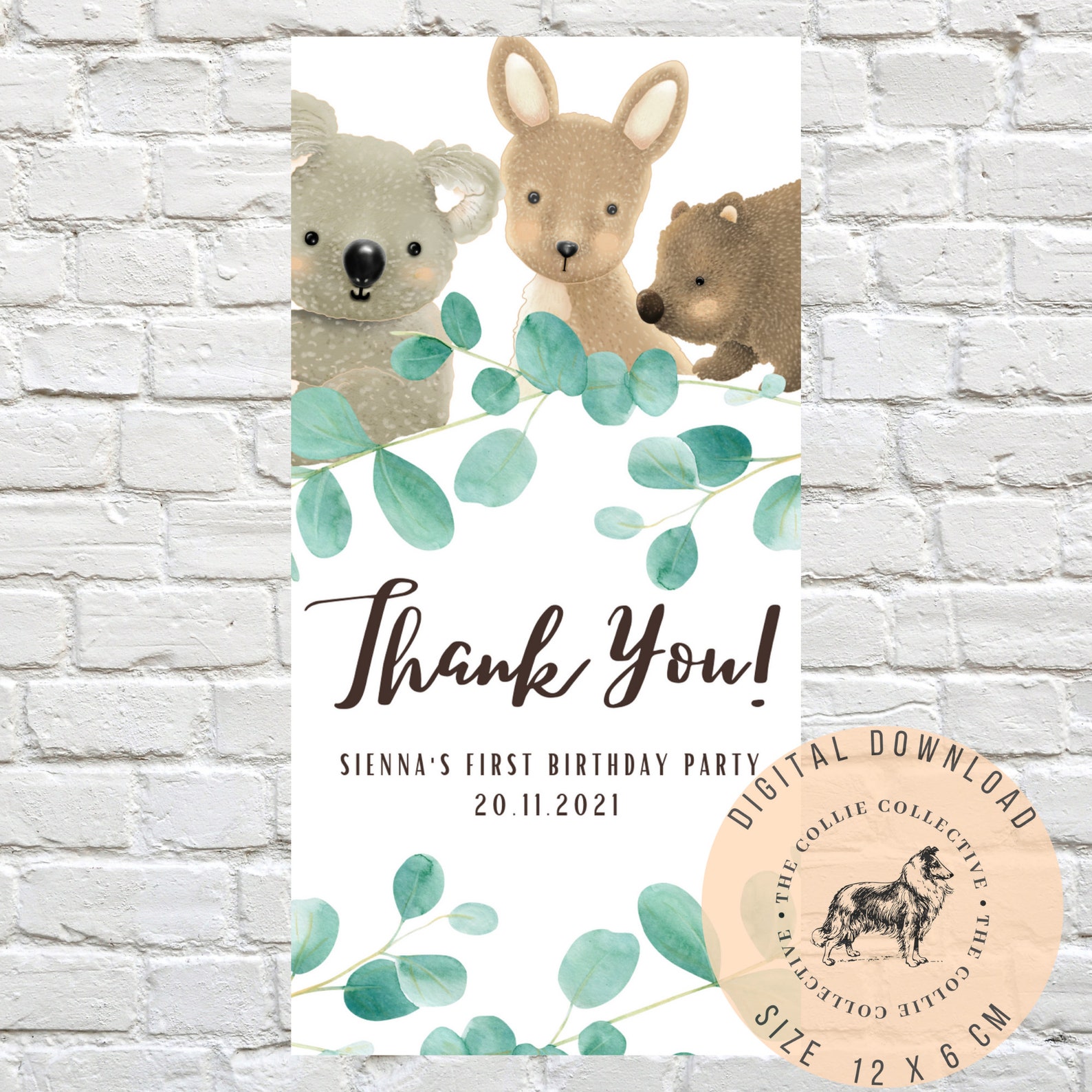 Australian Animal Themed Birthday Party Digital File Package - Etsy