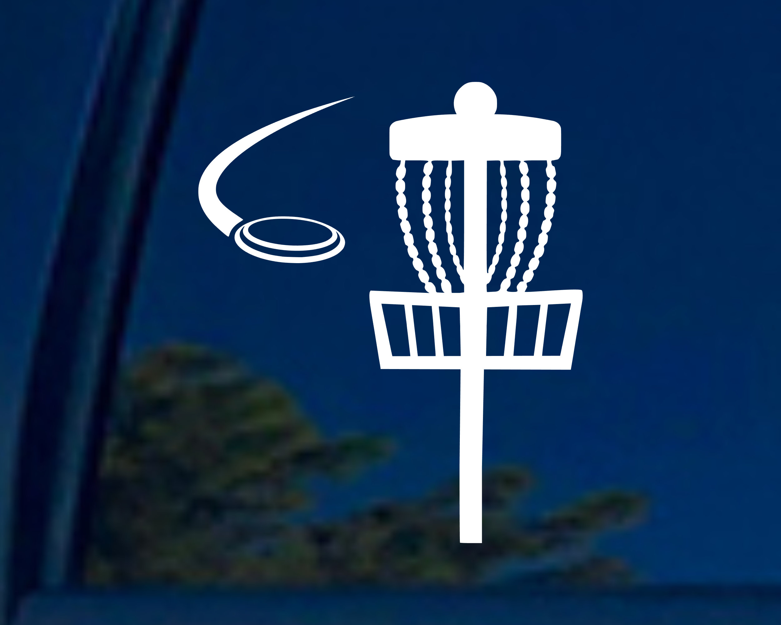 Disc Golf Vinyl Decal, Disc Golf Basket, Disc Golf Sticker, Frisbee ...