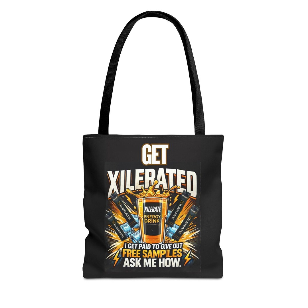 Xilerate Energy Drink Tote Bag | Fun, Motivational Bag for Energy ...
