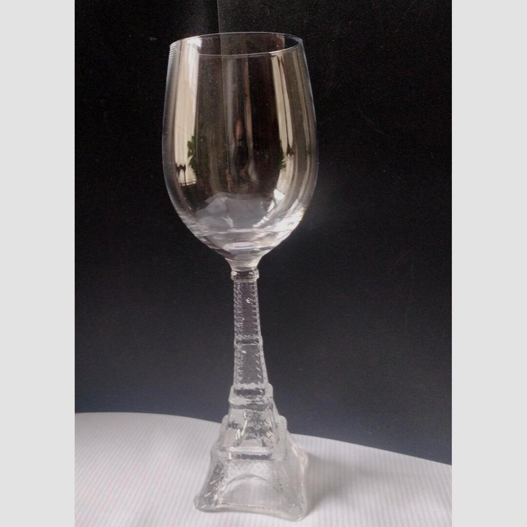 One Eiffel Tower Paris Figurine Wine Goblet 3/4" X 3" - Etsy