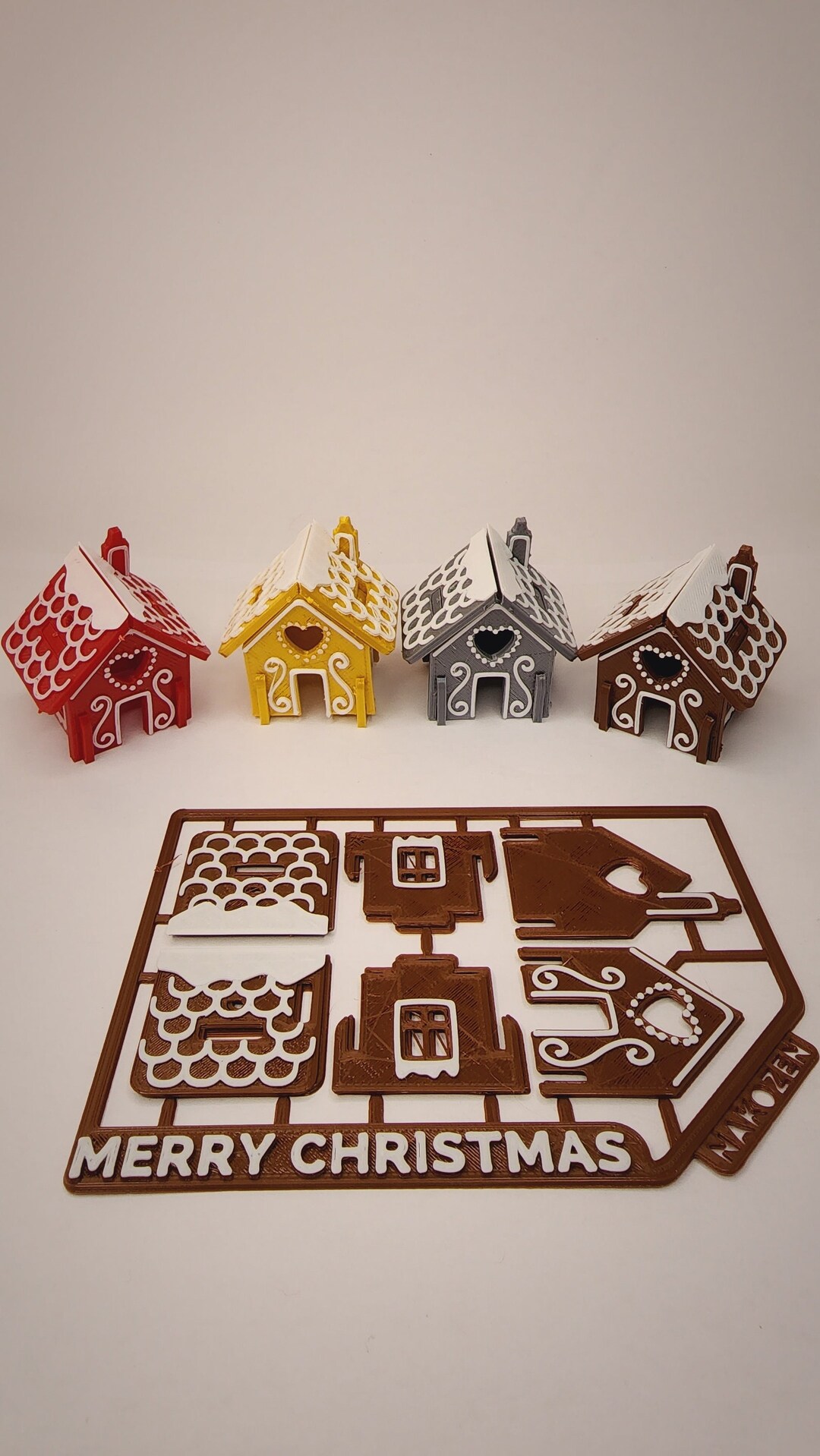 Gingerbread House Card Kit - Etsy