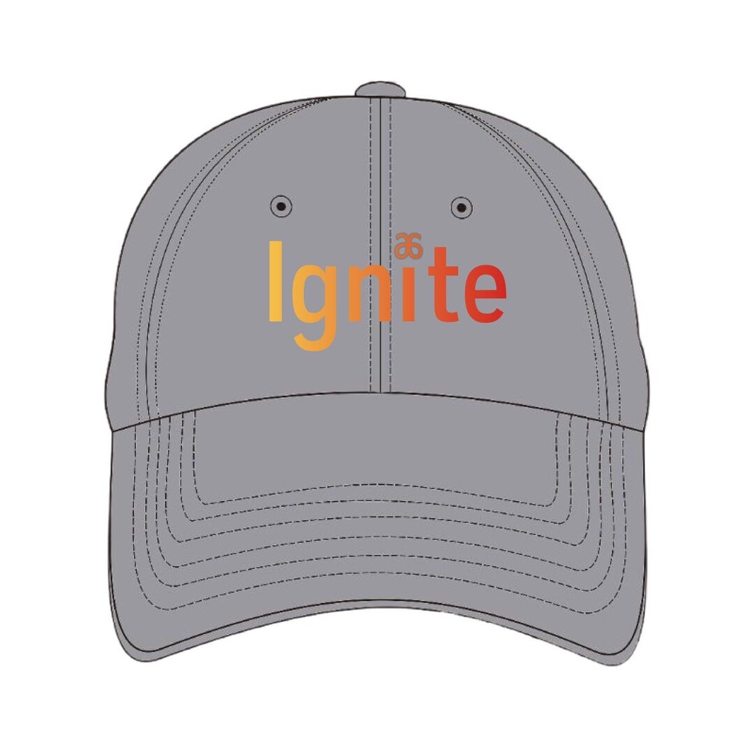 Embroidered 'ignite' Ball Cap, Unisex, Lightweight, Sweat-wicking - Etsy