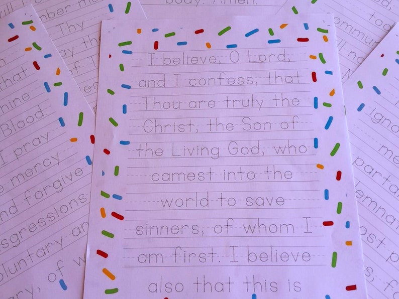 Orthodox Pre-communion Prayer Activity Pack OCA Orthodox Prayers for ...