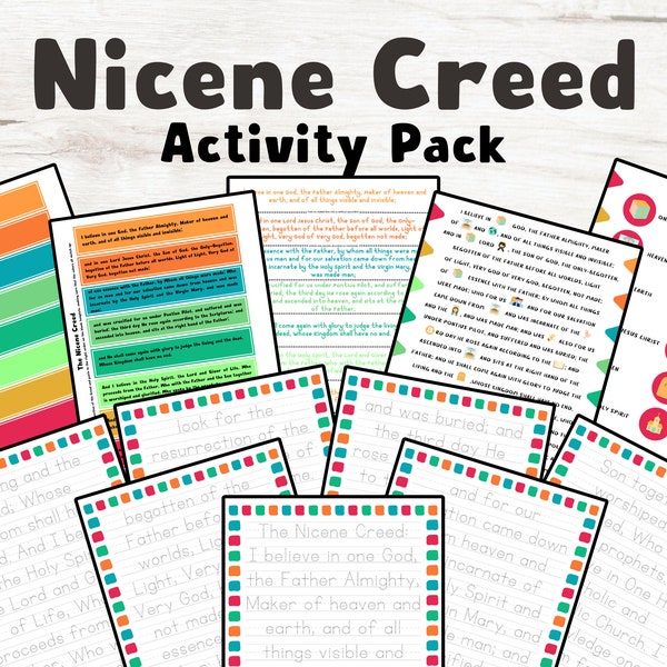 Orthodox Kids Activity Pack - Etsy