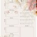 Floral Weekly Planner- Digital-downloadable - Etsy