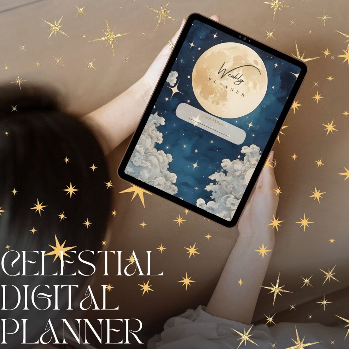 Celestial Weekly Digital Planner Downloadable - Etsy