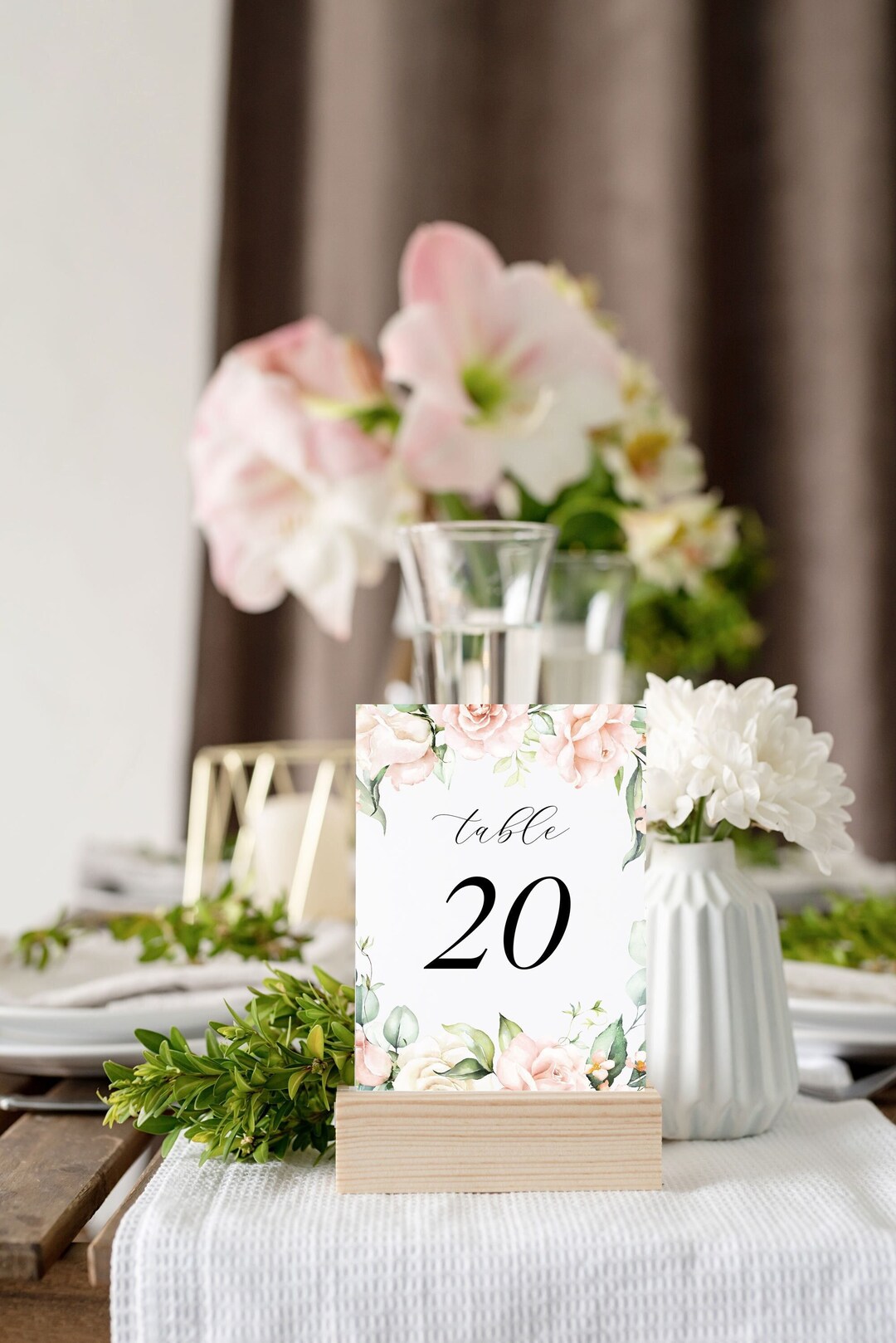 Personalized Table Numbers Customized Table Numbers Weddings Events ...