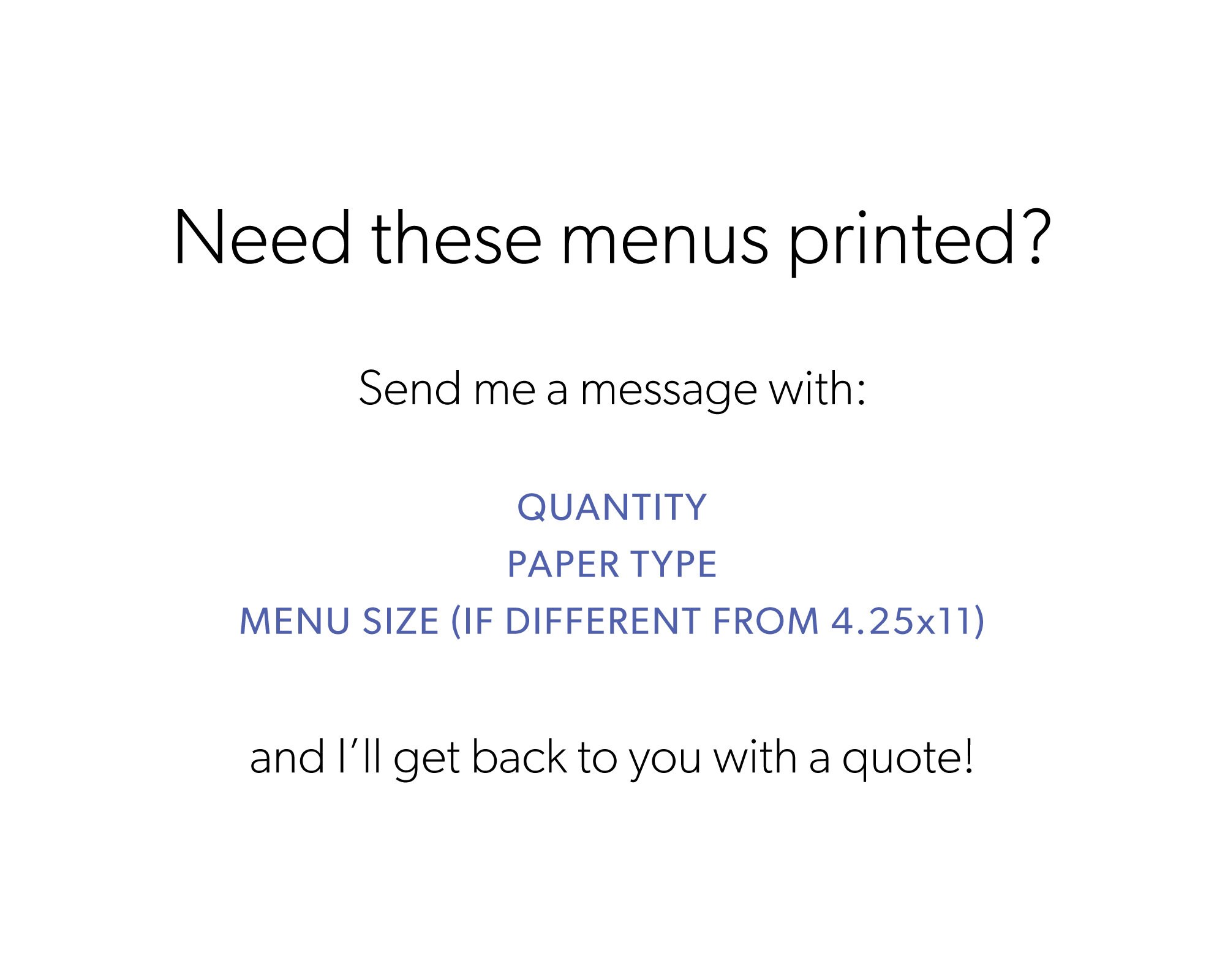 Digital Vietnamese Bilingual Menu Template – Wedding, Modern, Minimal ...