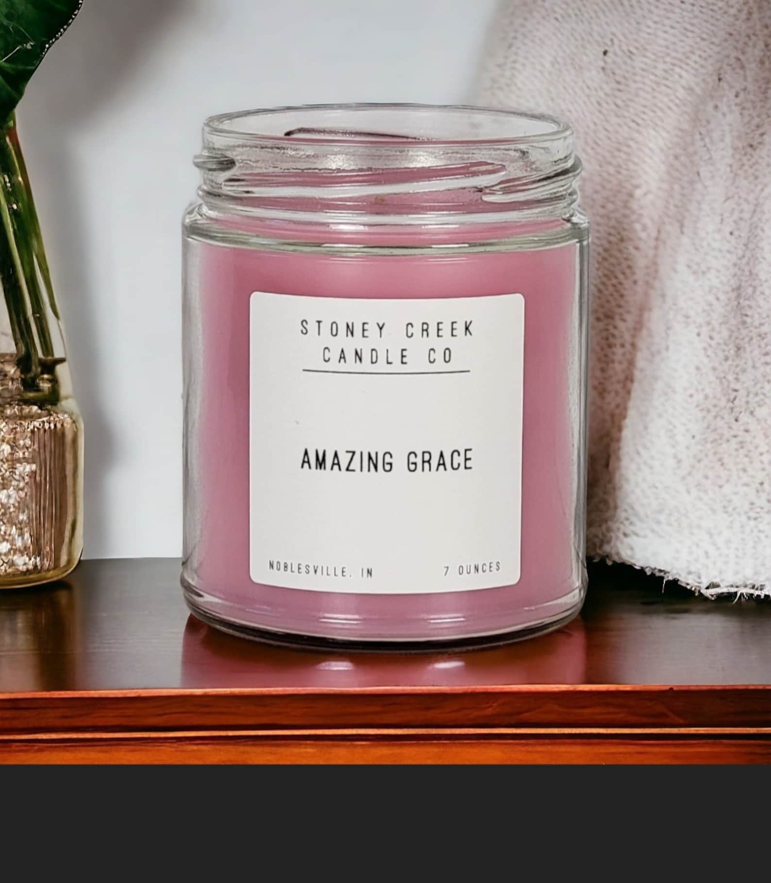 Amazing Grace Candle | Floral Musk & Sweet Cotton Scent | Clean ...