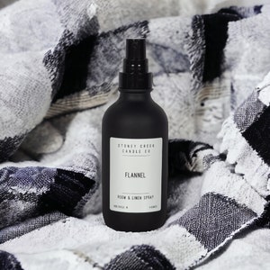 Flannel Room Spray | Mahogany Vanilla Cologne Scent | Masculine Linen ...