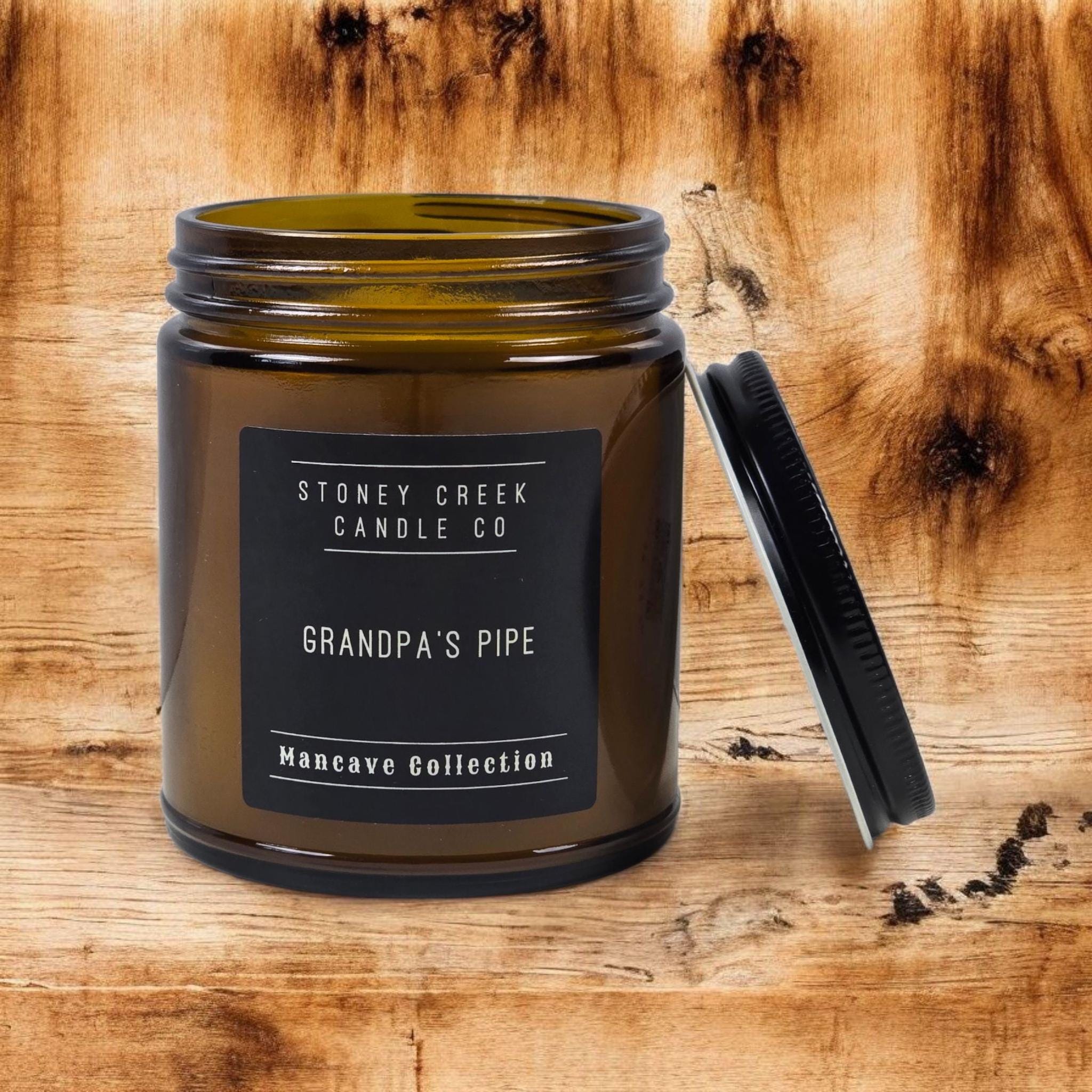 Grandpa’s Pipe Candle | Pipe Tobacco Scent | Warm Smoky Scent | Gift ...