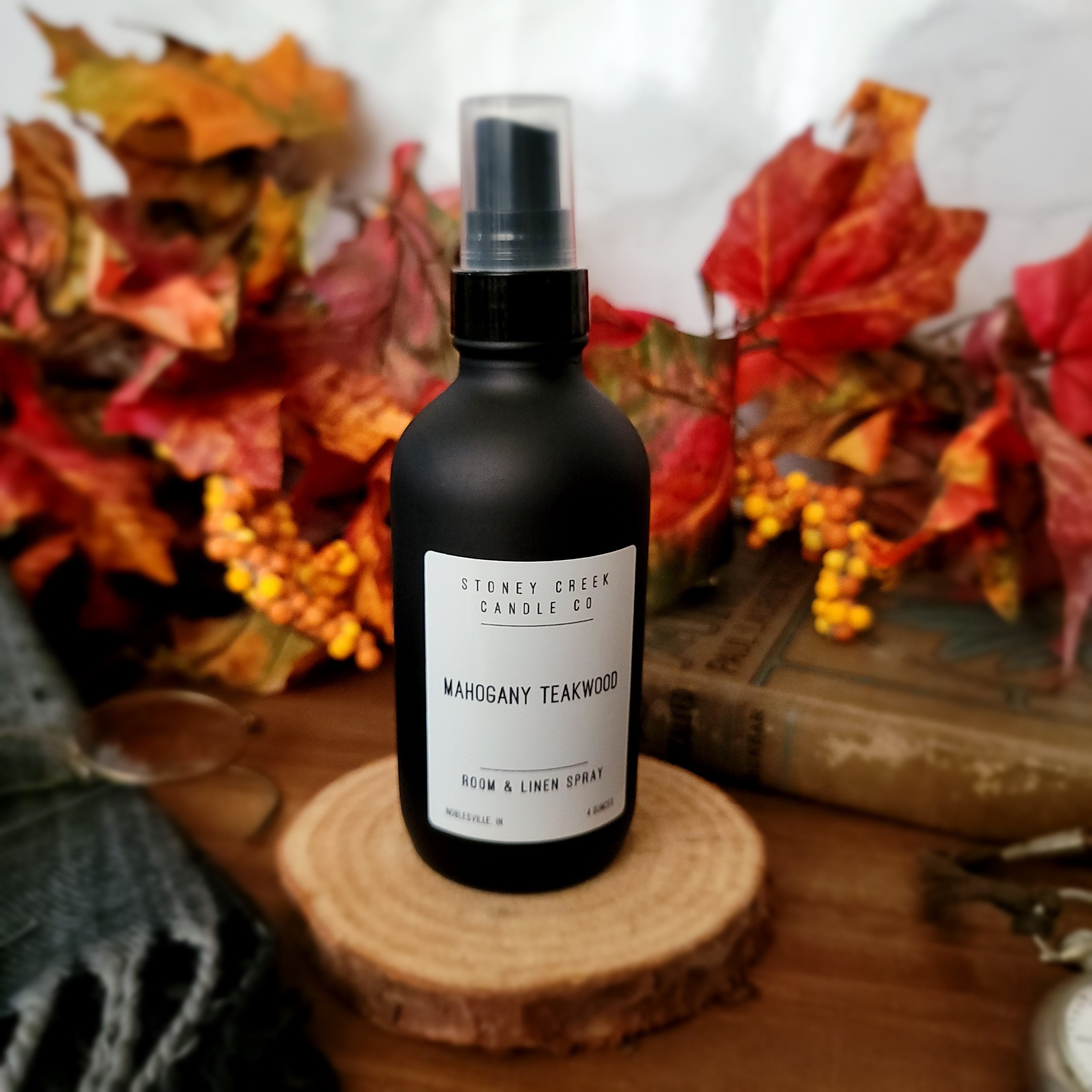 Mahogany Teakwood, Room Spray, Fragrant, 4oz Bottle, Car Spray, Linen ...