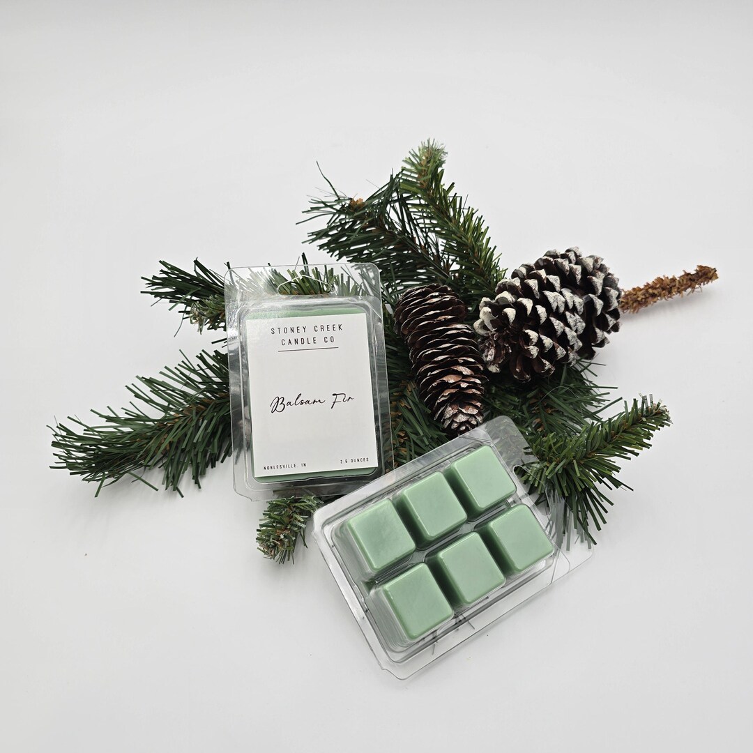 Balsam Fir, Wax Melt, Strong Scent, Fragrant, Hand Poured, Christmas ...