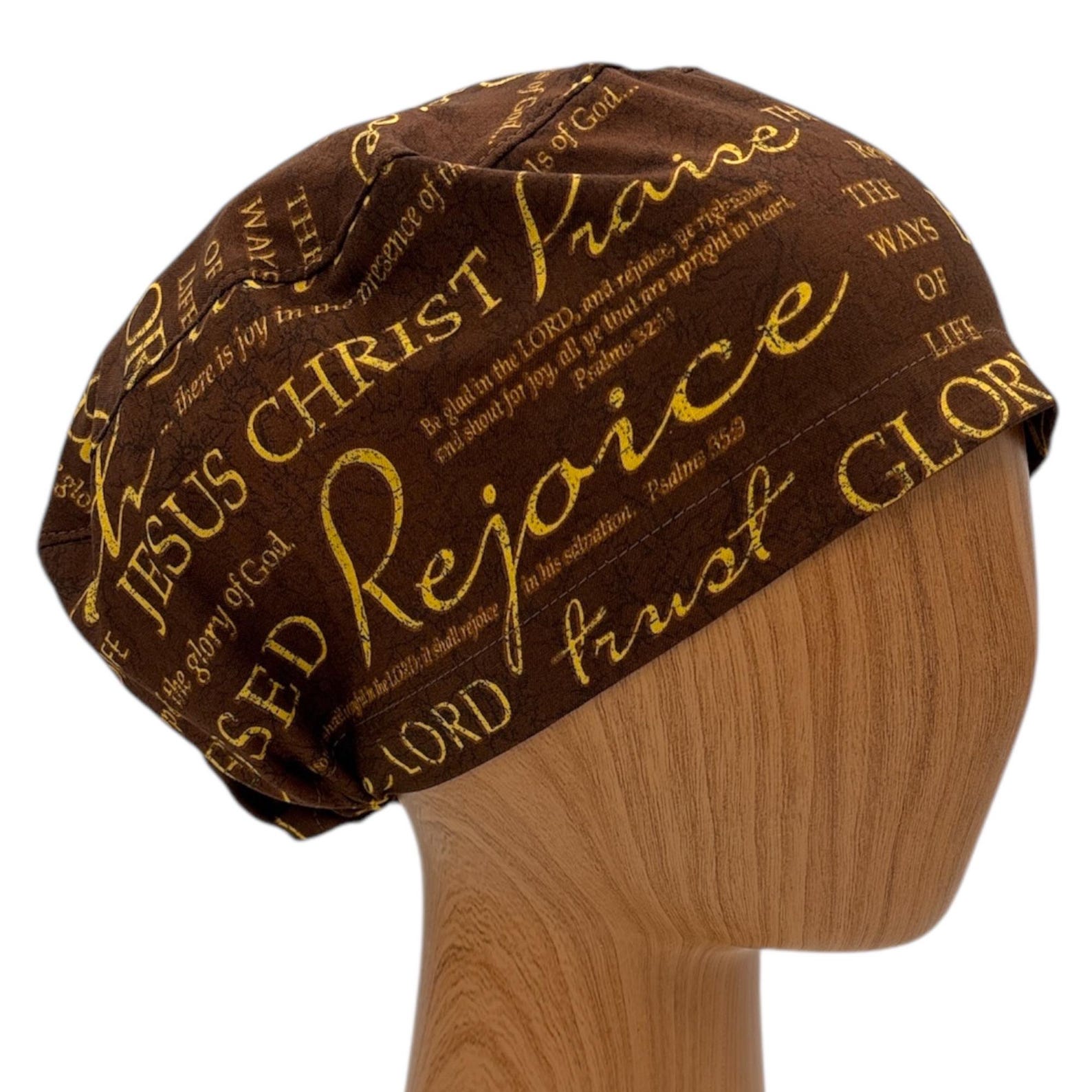 Christian Euro Scrub Cap | Bible Verse Surgical Hat | Adjustable Fit ...