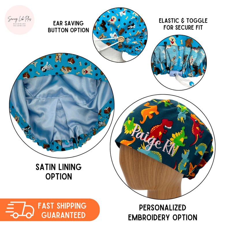 Christian Euro Scrub Cap | Bible Verse Surgical Hat | Adjustable Fit ...