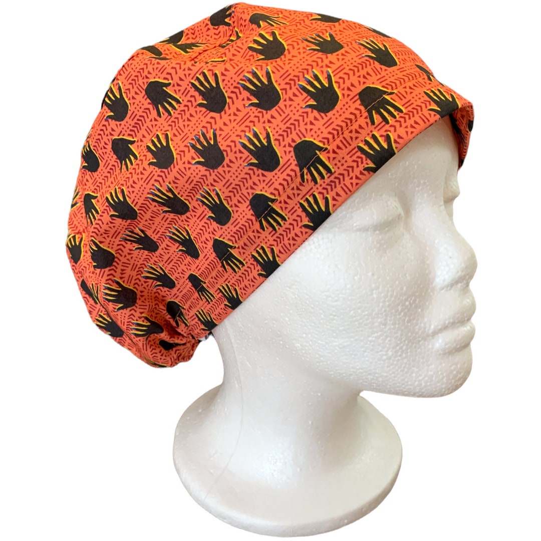 Hands Scrub Cap With Button Euro Style Surgical Cap for - Etsy