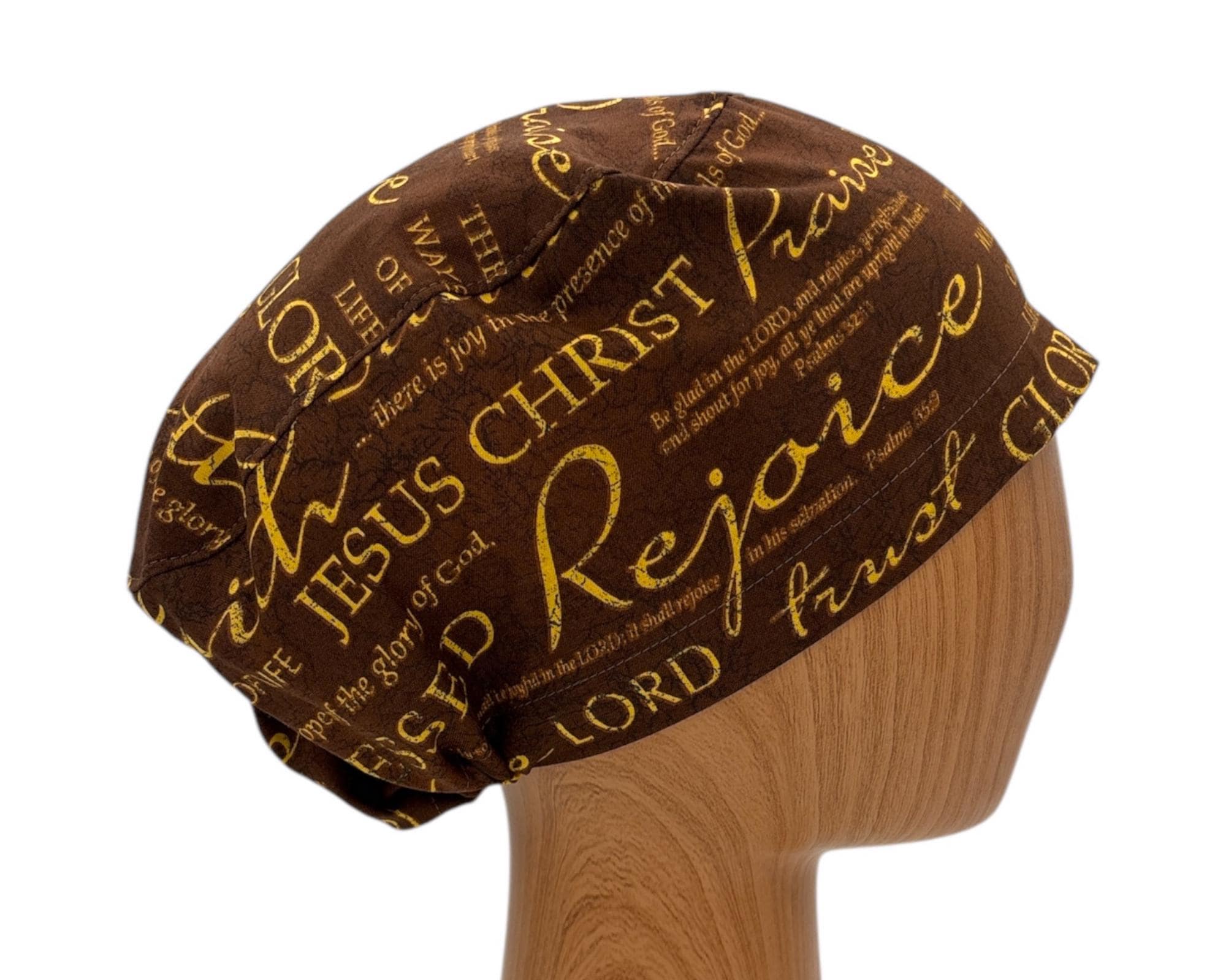 Christian Euro Scrub Cap | Bible Verse Surgical Hat | Adjustable Fit ...