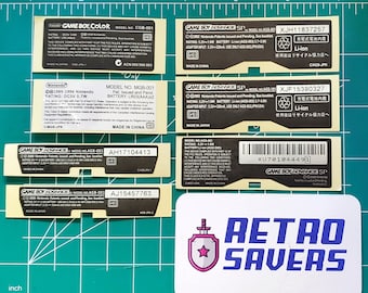 Gameboy Pocket Label - Etsy