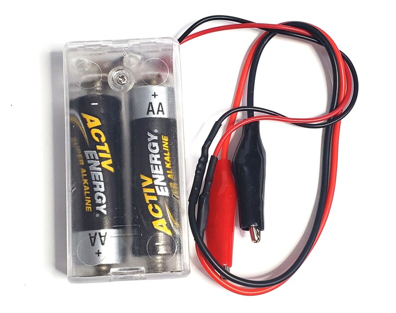 Retrosavers AA Battery Pack With Leads Takes 2 AA Batteries - Etsy