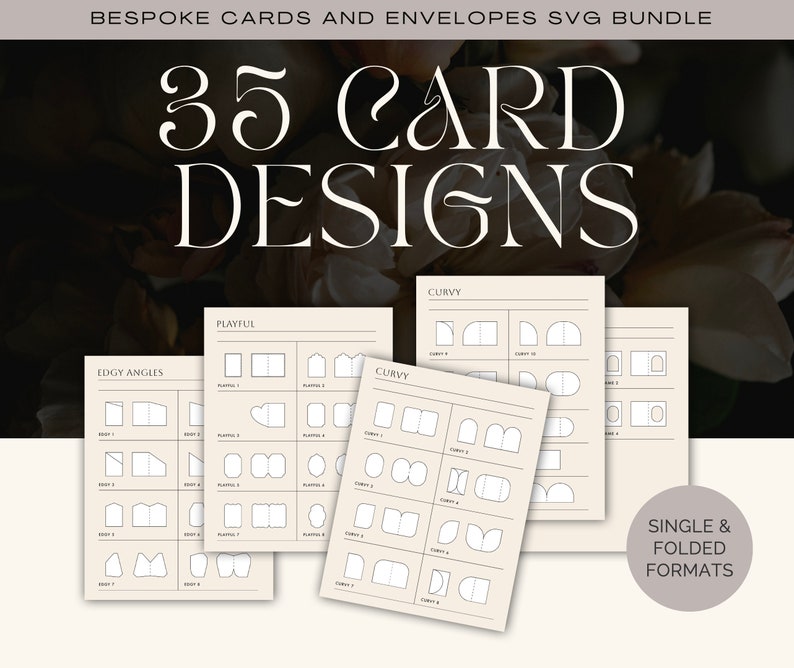 Cards and Envelopes SVG Bundle - Etsy