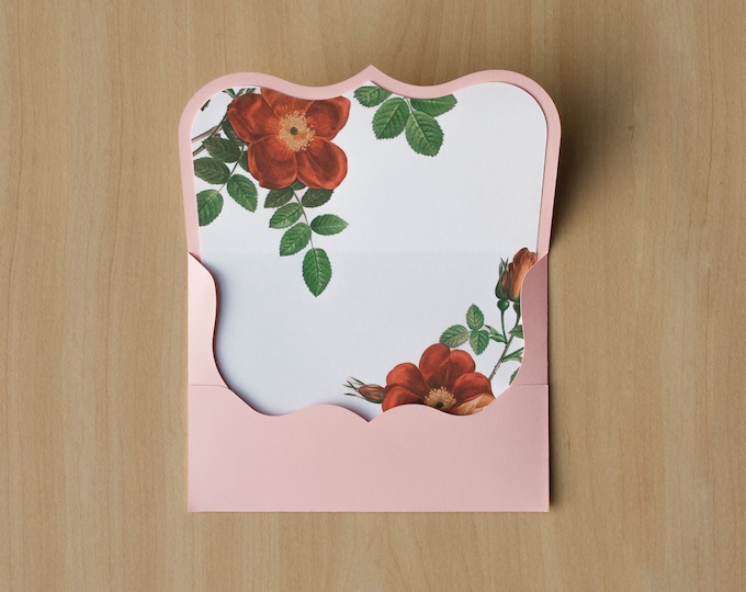 Envelope SVG Template for Cricut - "flourish" Design - Etsy Canada