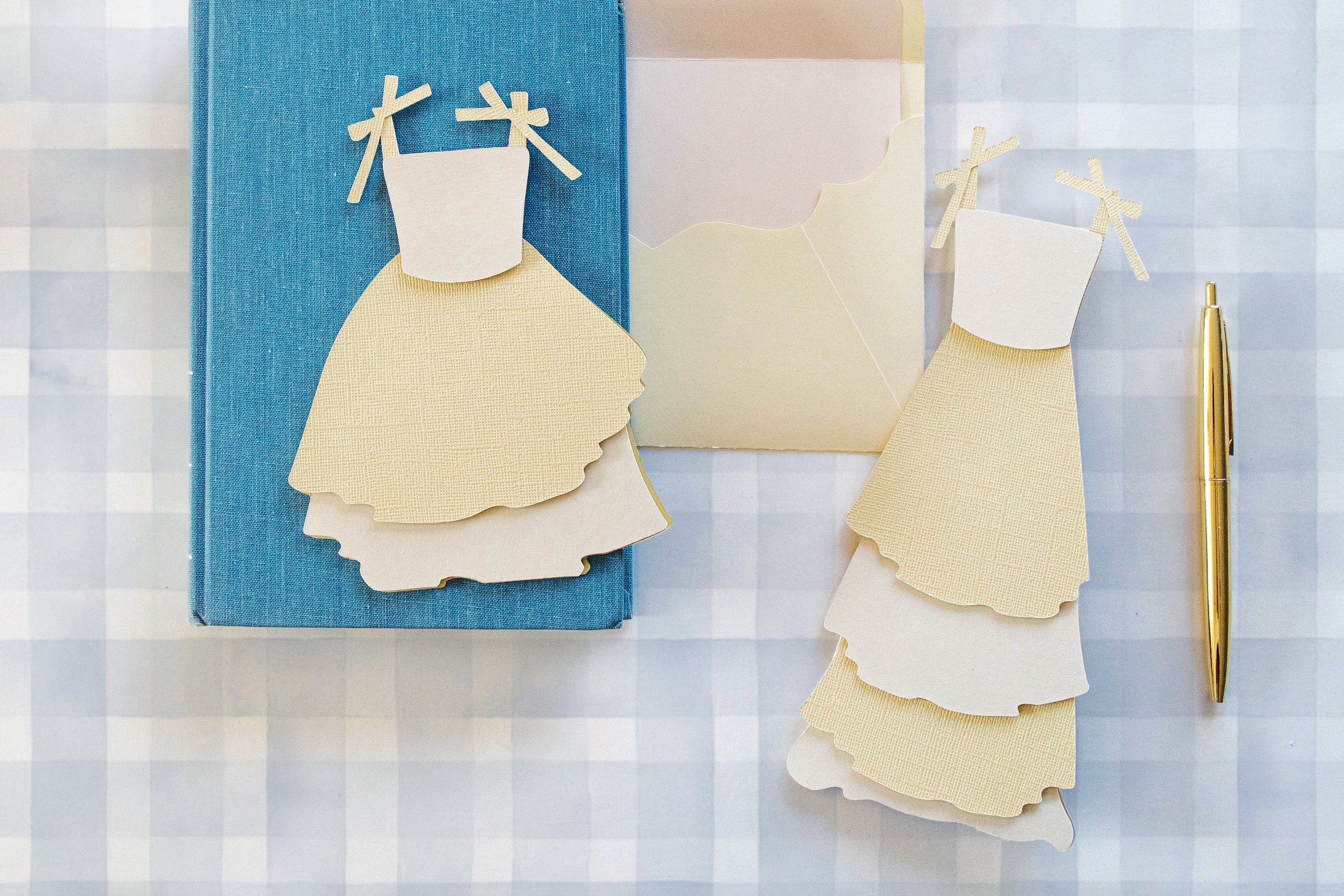 Summer Dress Card SVG Designs (2 Card Designs) - Etsy