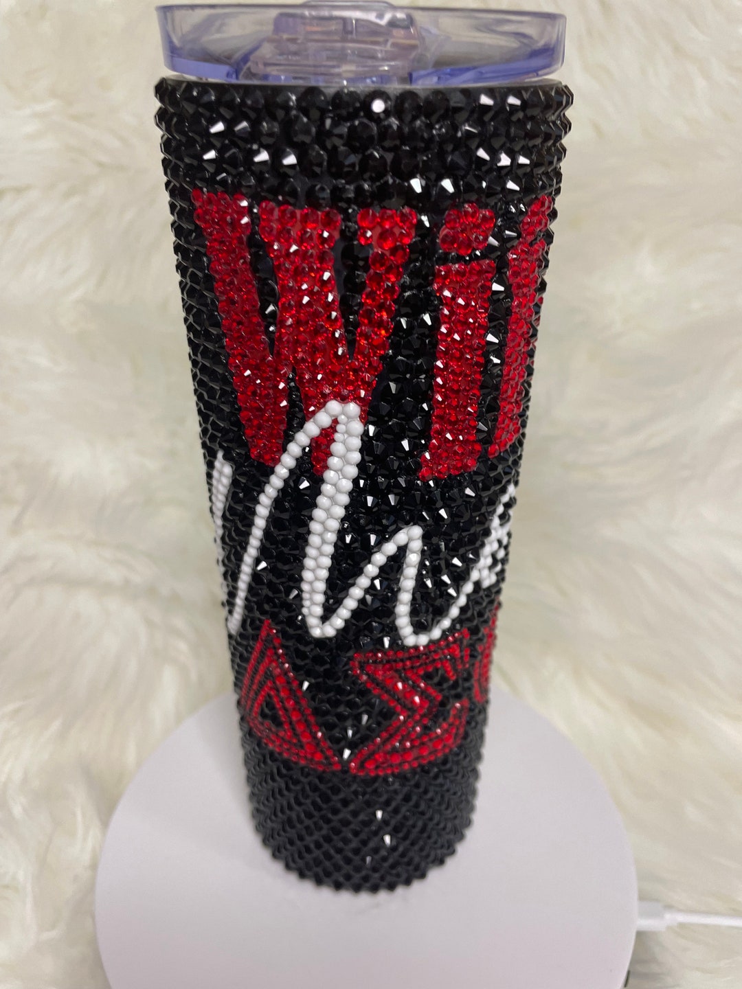 Delta Sigma Theta Wife Mom Bling Tumbler 20oz - Etsy