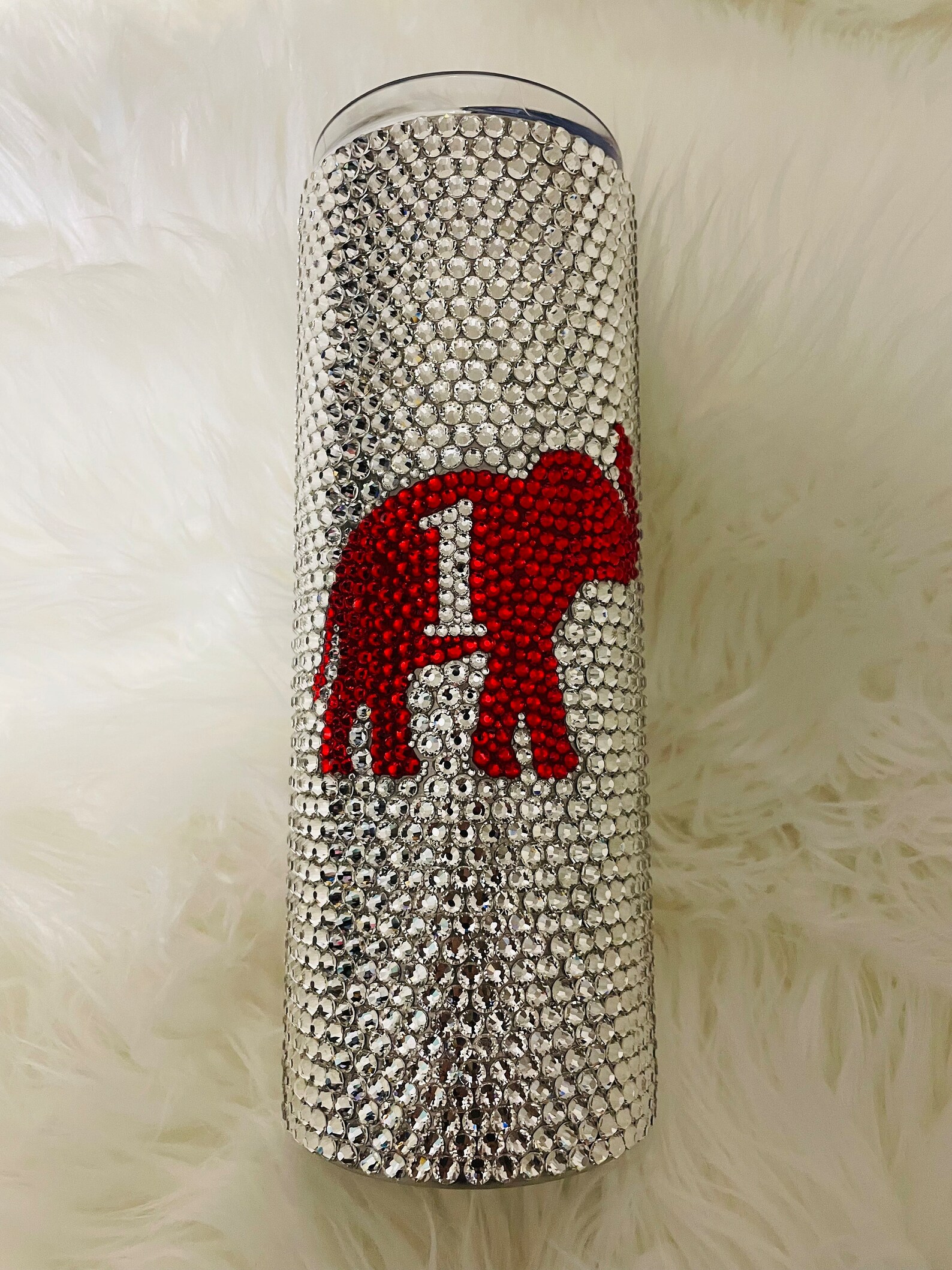 Delta Sigma Theta Bling Tumbler W/ Elephant on the Back. - Etsy