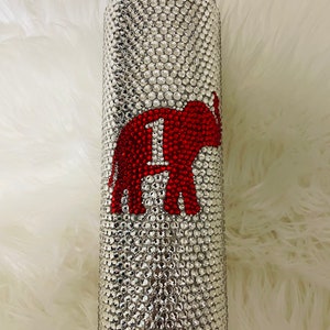 Delta Sigma Theta Bling Tumbler W/ Elephant on the Back. - Etsy
