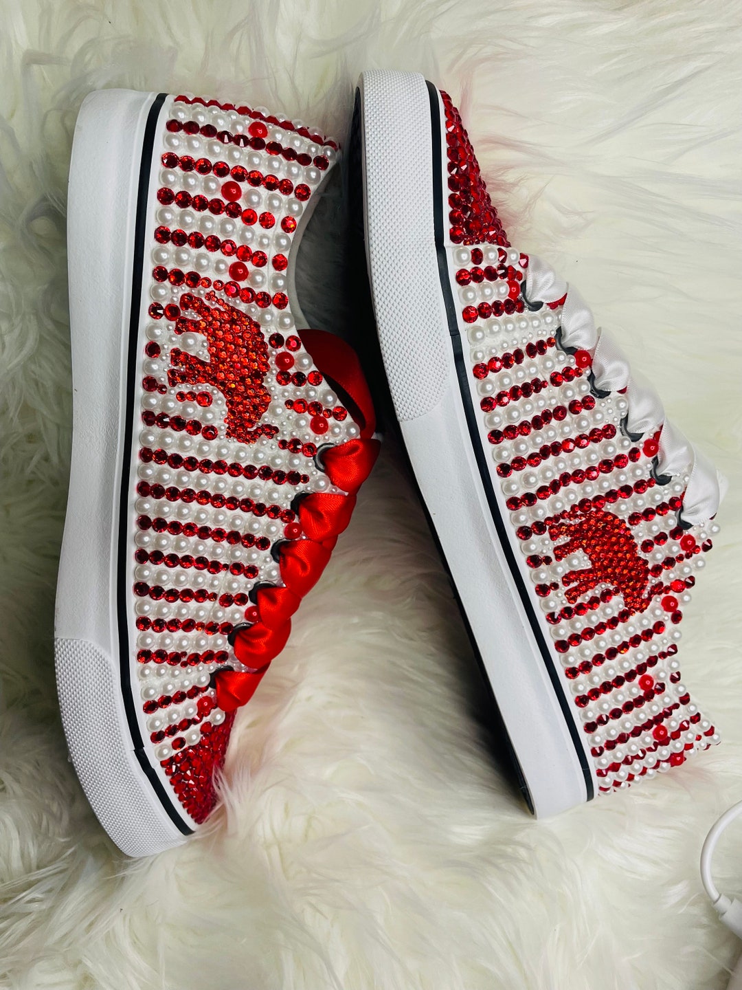 Delta Inspired Bling Shoes With Elephant, Women’s Rhinestone Shoes ...