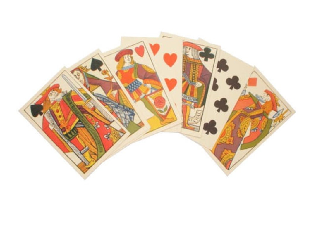 Historical Period Correct Playing Cards - Etsy