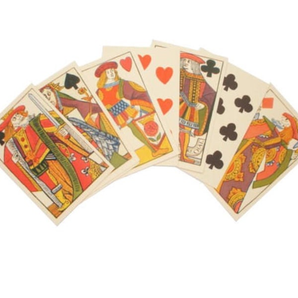 Antique Playing Cards - Etsy