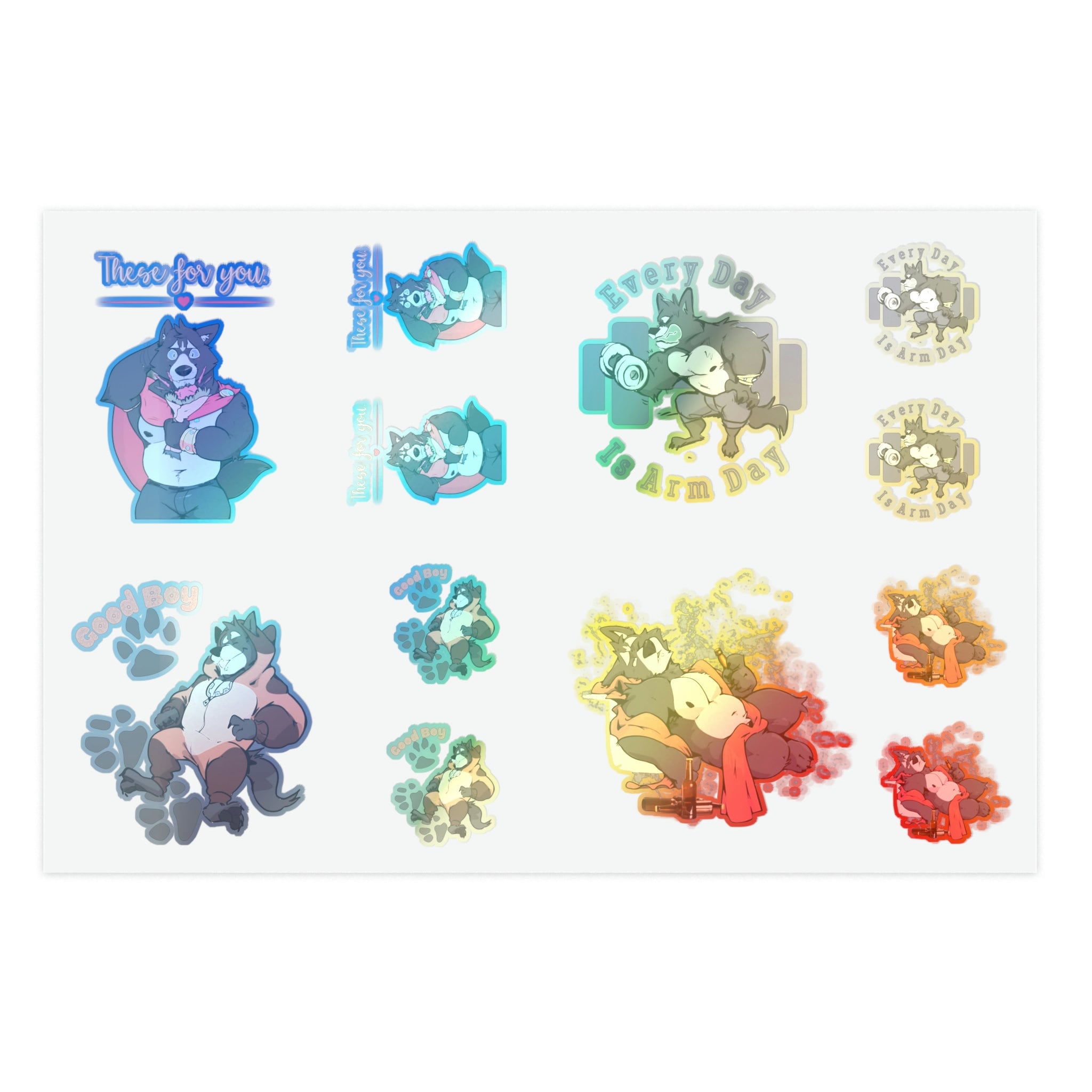 Adastra Amicus Sticker Pack: Handsome Space Wolf Stickers - Etsy