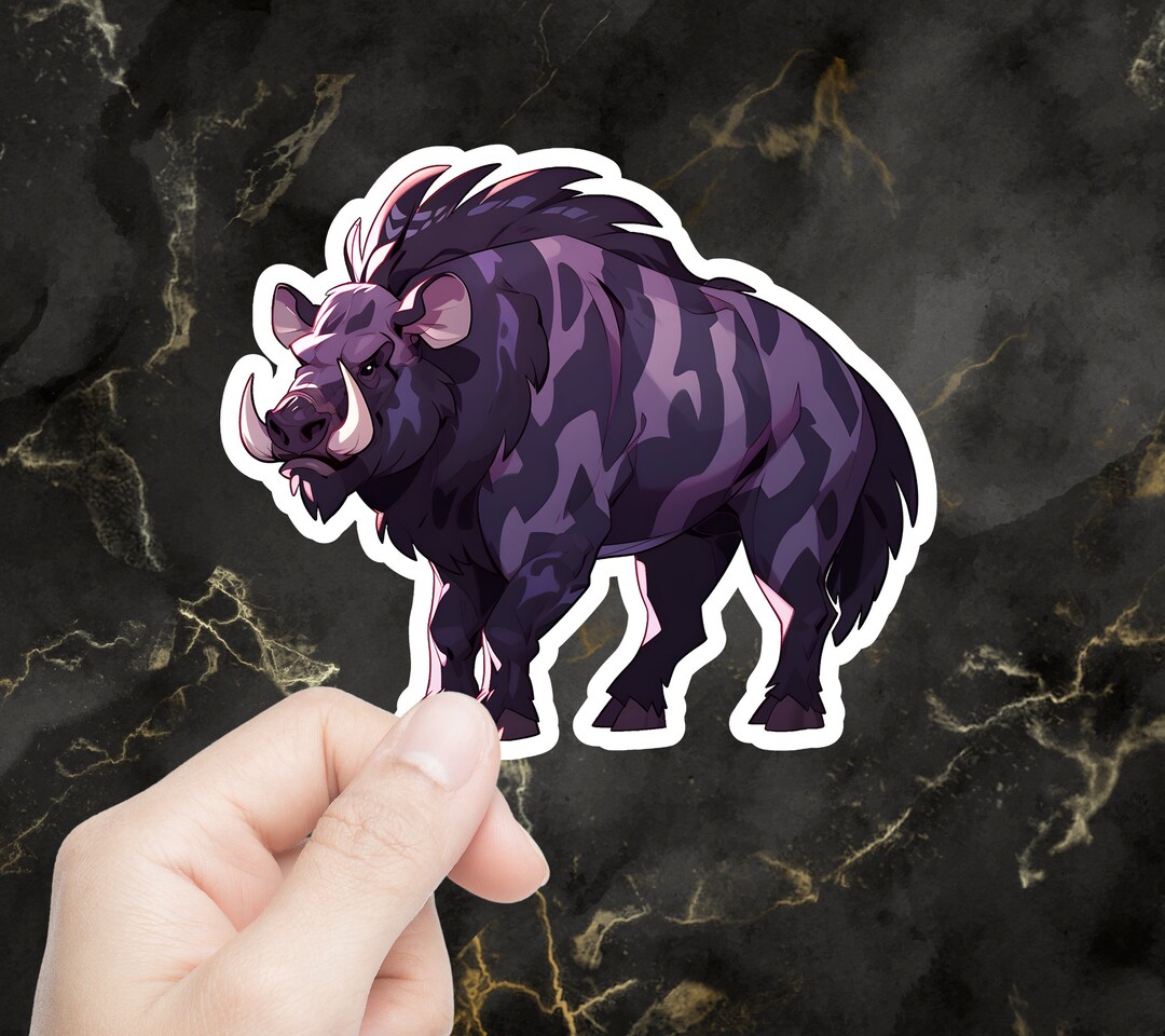 Time & Eternity: Warthog Sticker, iPad Stickers, Laptop Stickers, Water ...