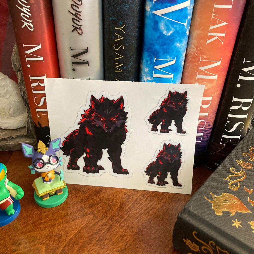 Werewolf Sticker, iPad Stickers, Laptop Stickers, Water Bottle Stickers ...