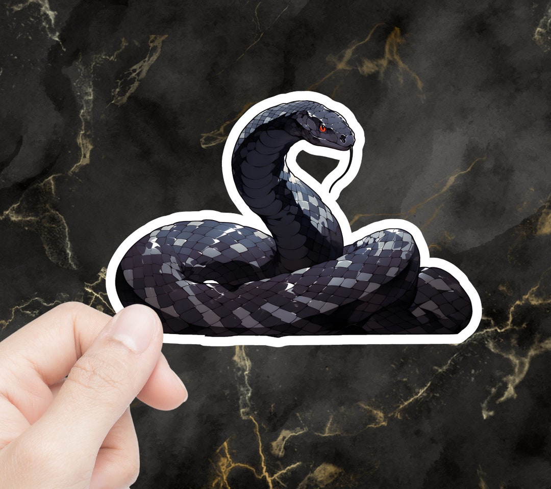 Fear & Paranoia: Black Mamba Sticker, iPad Stickers, Laptop Stickers ...
