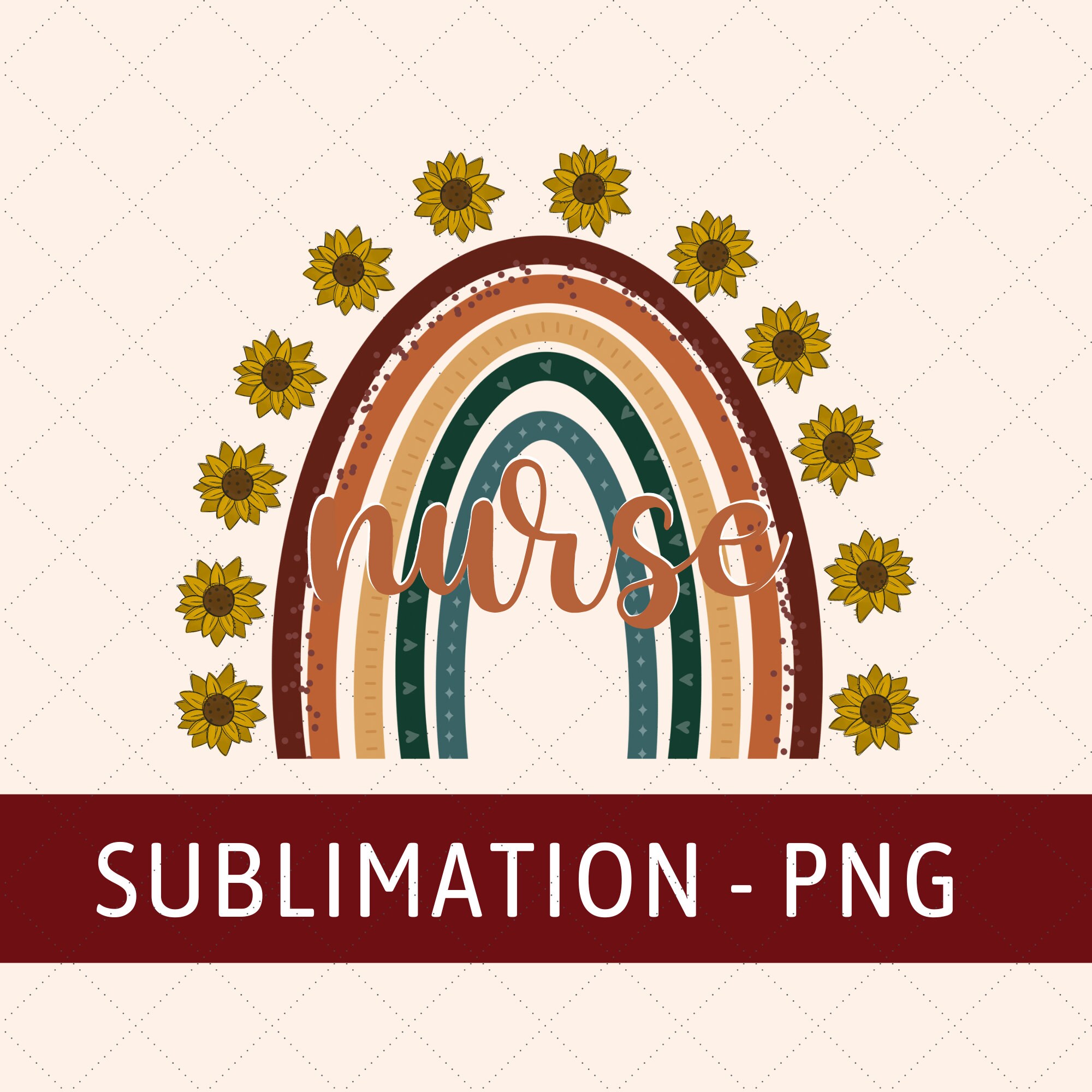 Fall Nurse Rainbow PNG Thankful Grateful Blessed Fall Png - Etsy