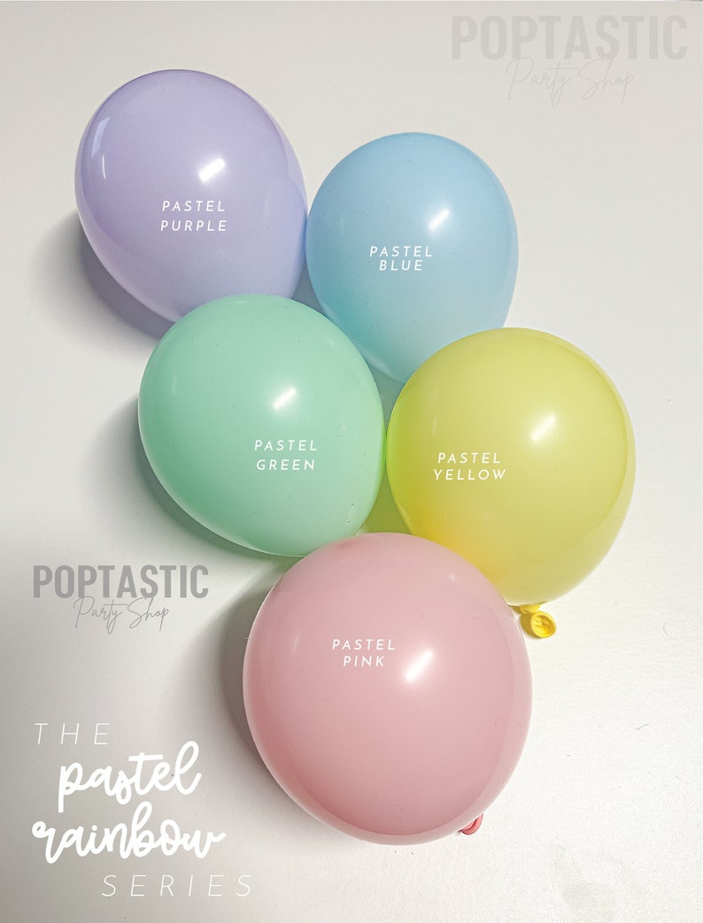 DIY Pastel Rainbow Balloon Garland Arch Kit / Macaroon Kids - Etsy