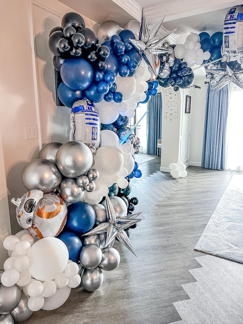 Star Wars Balloon Garland Arch Kit DIY Licensed Anagram Kids Birthday ...