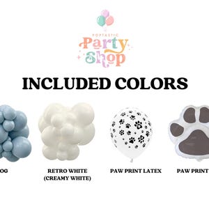 Puppy Pawty Balloon Arch Dog First Birthday Puppy Pawty Supplies Kids ...