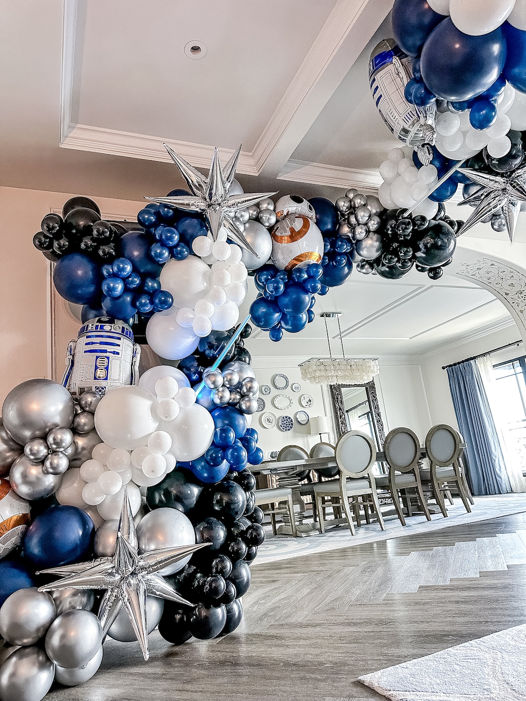 Star Wars Balloon Garland Arch Kit DIY Licensed Anagram Kids Birthday ...