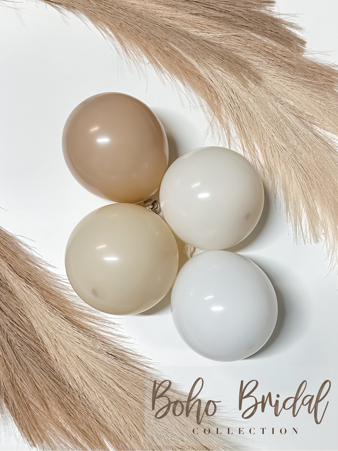 DIY BOHO Bridal Garland, Neutral Balloons, Bridal Shower, Wedding ...