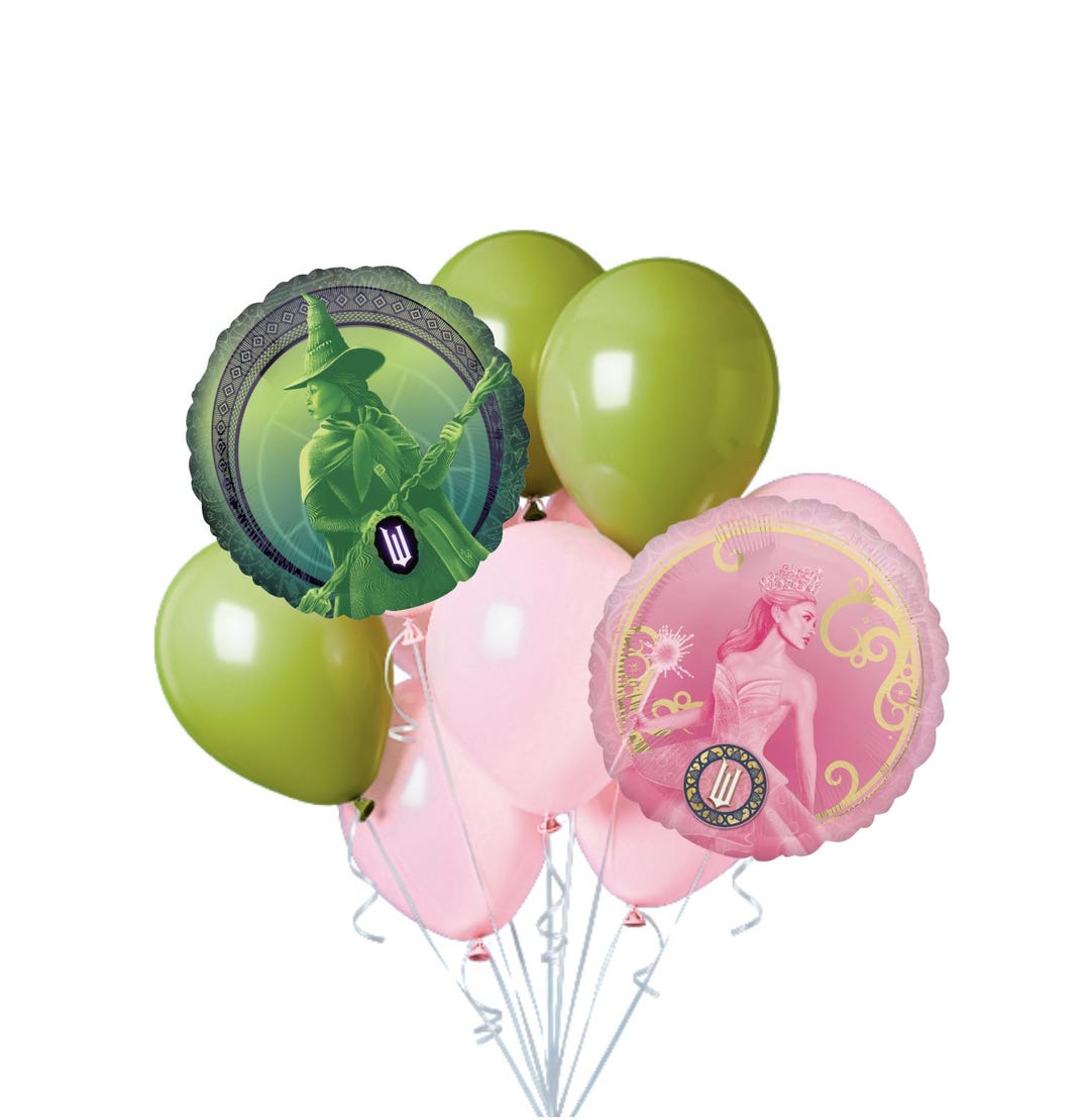 Licensed Anagram Wicked Balloon Bouquet, Wicked Birthday, Good Witch ...