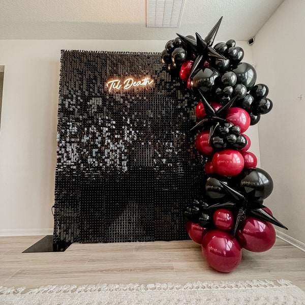 Red and Black Party Decor - Etsy