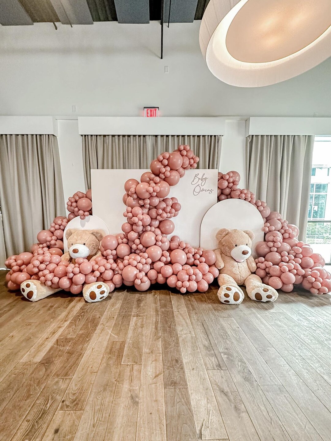 Dusty Pink Balloon Arch Kit Birthday Garland DIY Kit Blush Cameo Pastel ...