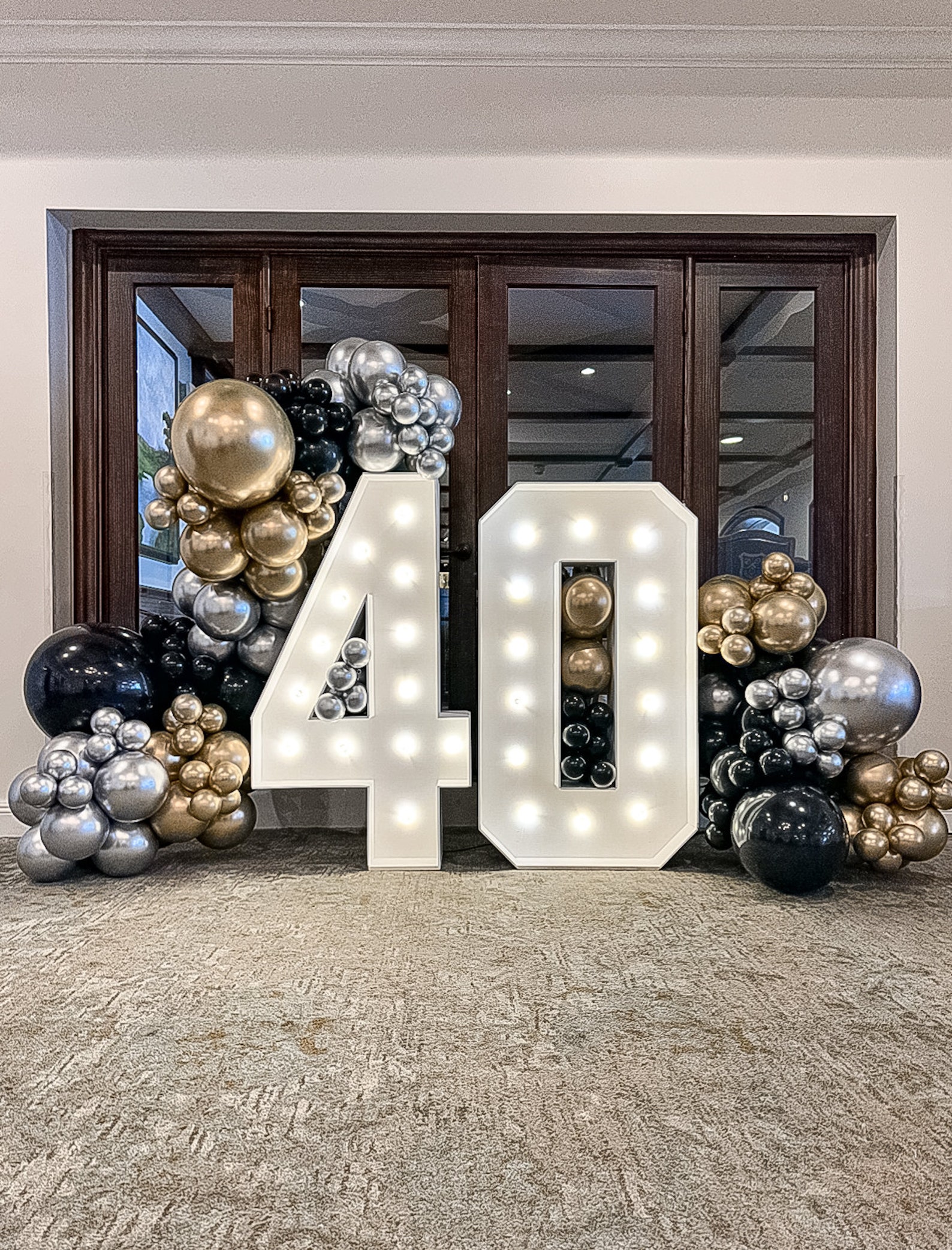 DIY Black Gold Silver Balloon Garland / Arch Kit Birthday - Etsy