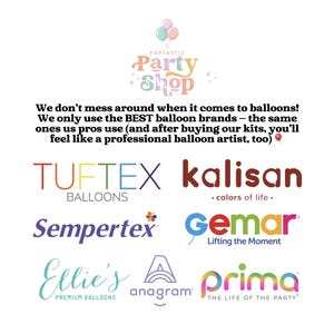 Custom Color Individual Balloon Packs Choose Your Colors Balloon ...