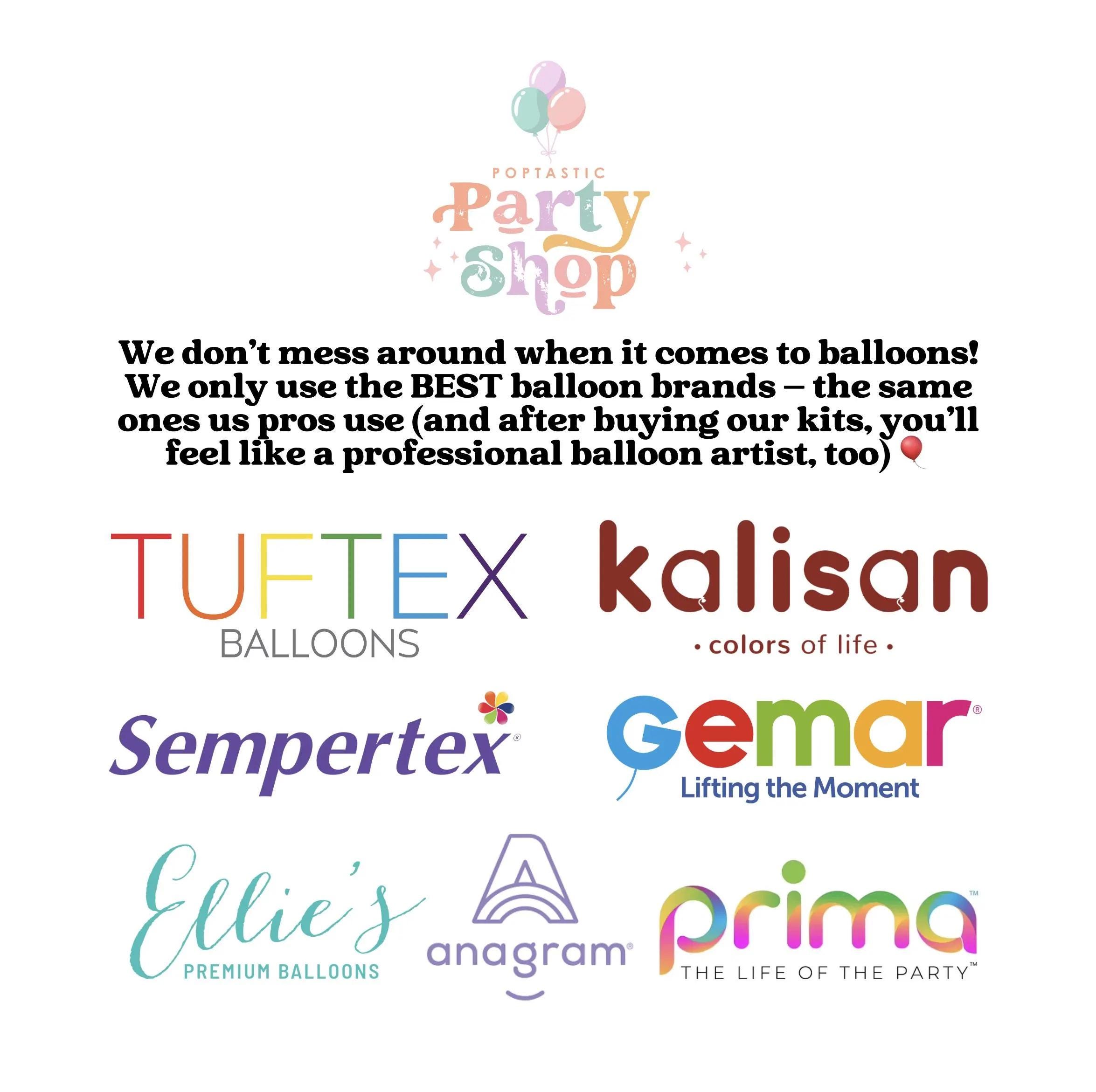 Custom Color Individual Balloon Packs Choose Your Colors Balloon ...
