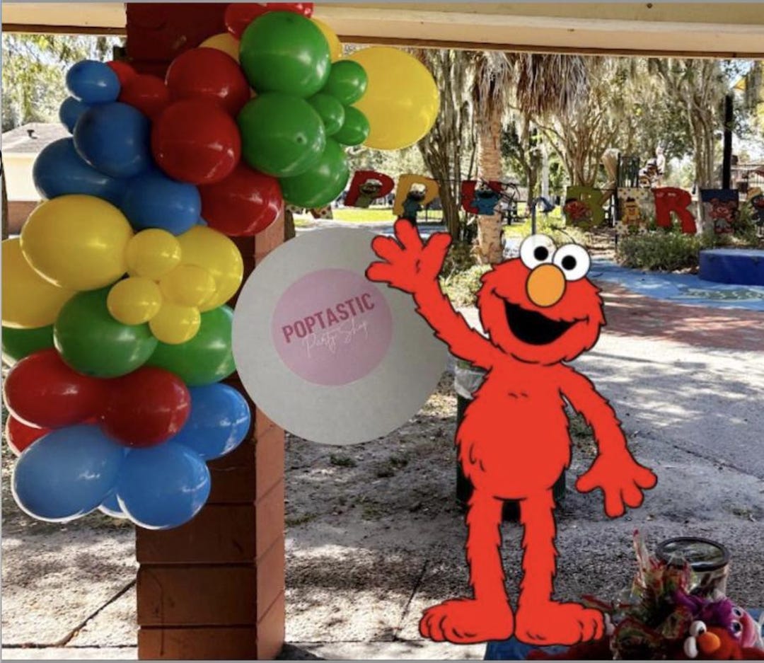 DIY Sesame Street Balloon Garland Arch Kit / Birthday, Kids Birthday ...